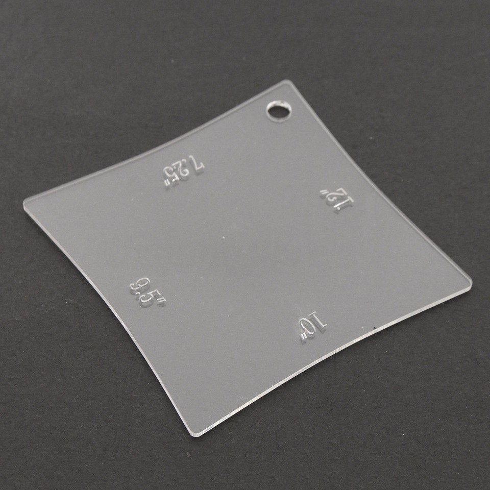 2pcs Guitar Neck Fretboard Nut Radius Gauge Luthier Radian Measuring ...