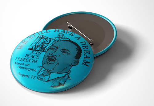 March on Washington 1983 - Martin Luther King MLK - pin pinback button ...