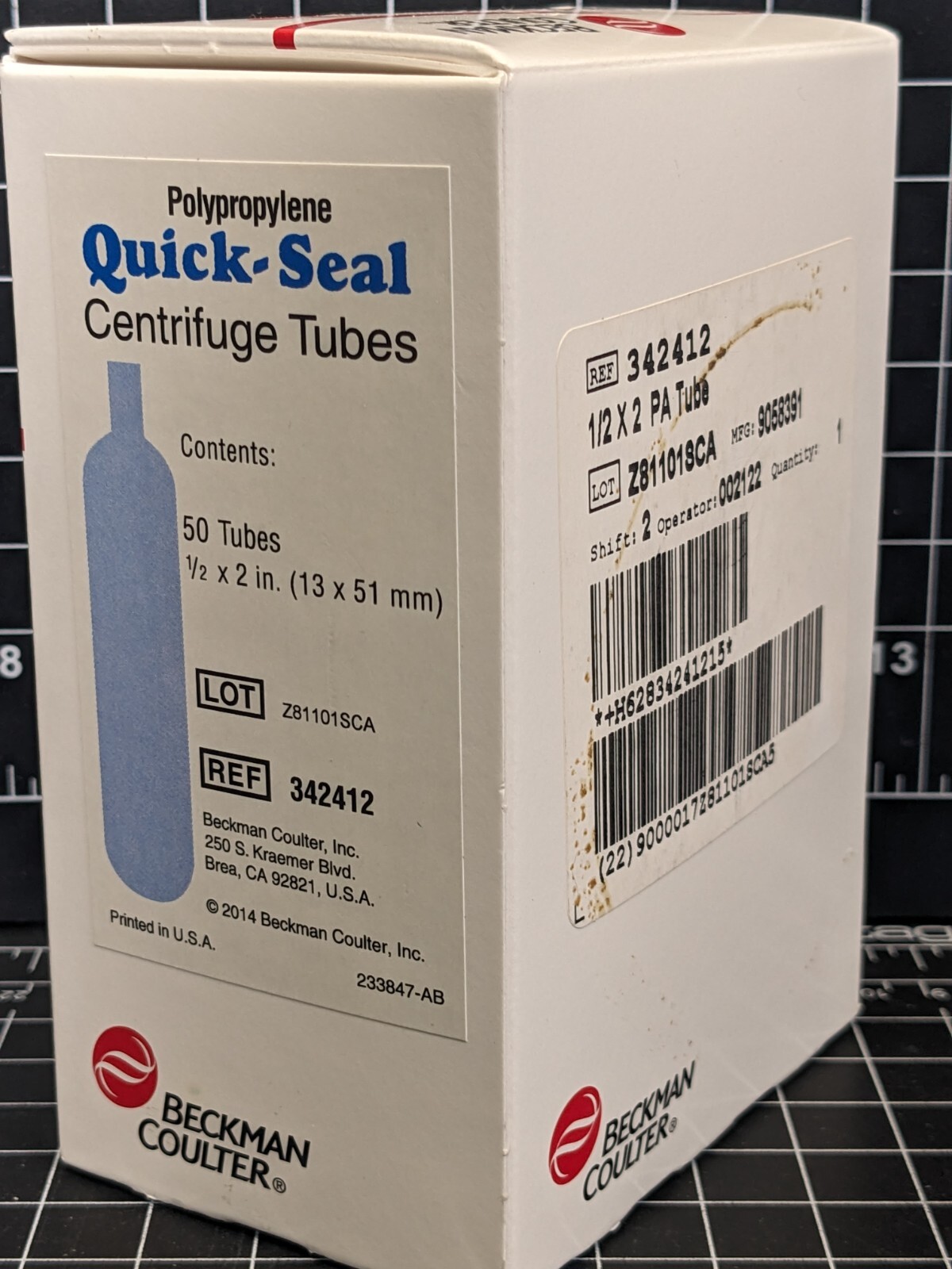 Beckman Coulter Quick-Seal Centrifuge Tubes 342412 1/2" x 2" 13x51mm lab 5.1ml | eBay