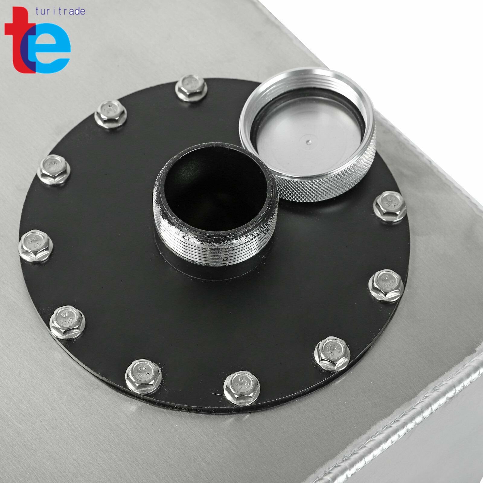 Street Rod Aluminum Race Fuel Cell Gas Tank w/ Cap & Level Sender 17 ...