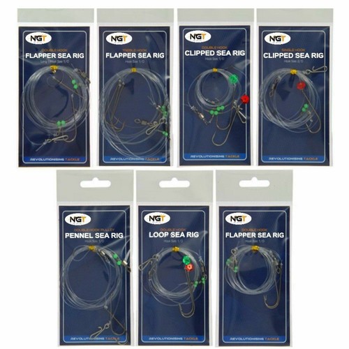 Sea Fishing Rigs - 3 hook Flapper 2 hook flapper , Pennel , Pulley ...
