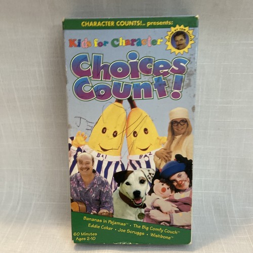 Kids for Character: Choices Count (VHS, 1997) for sale online | eBay