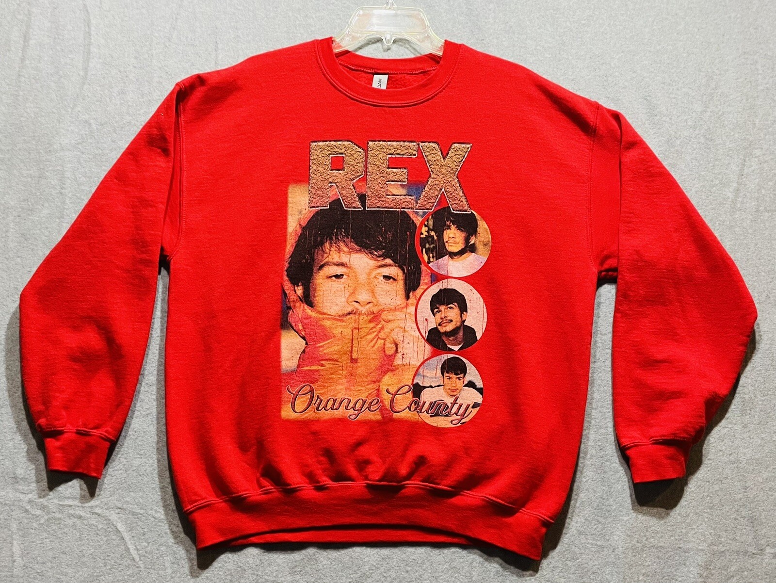Adult Musical Artist REX Orange County Red Pullover S… - Gem