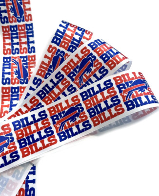 2.5" NFL Buffalo Bills Ribbon, Licensed Offray Ribbon | eBay
