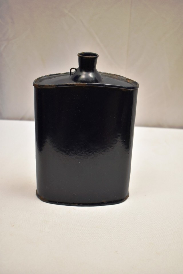 Vintage Indian Military Water Flask Bengal Enamel Marked No. 76 Canteen ...