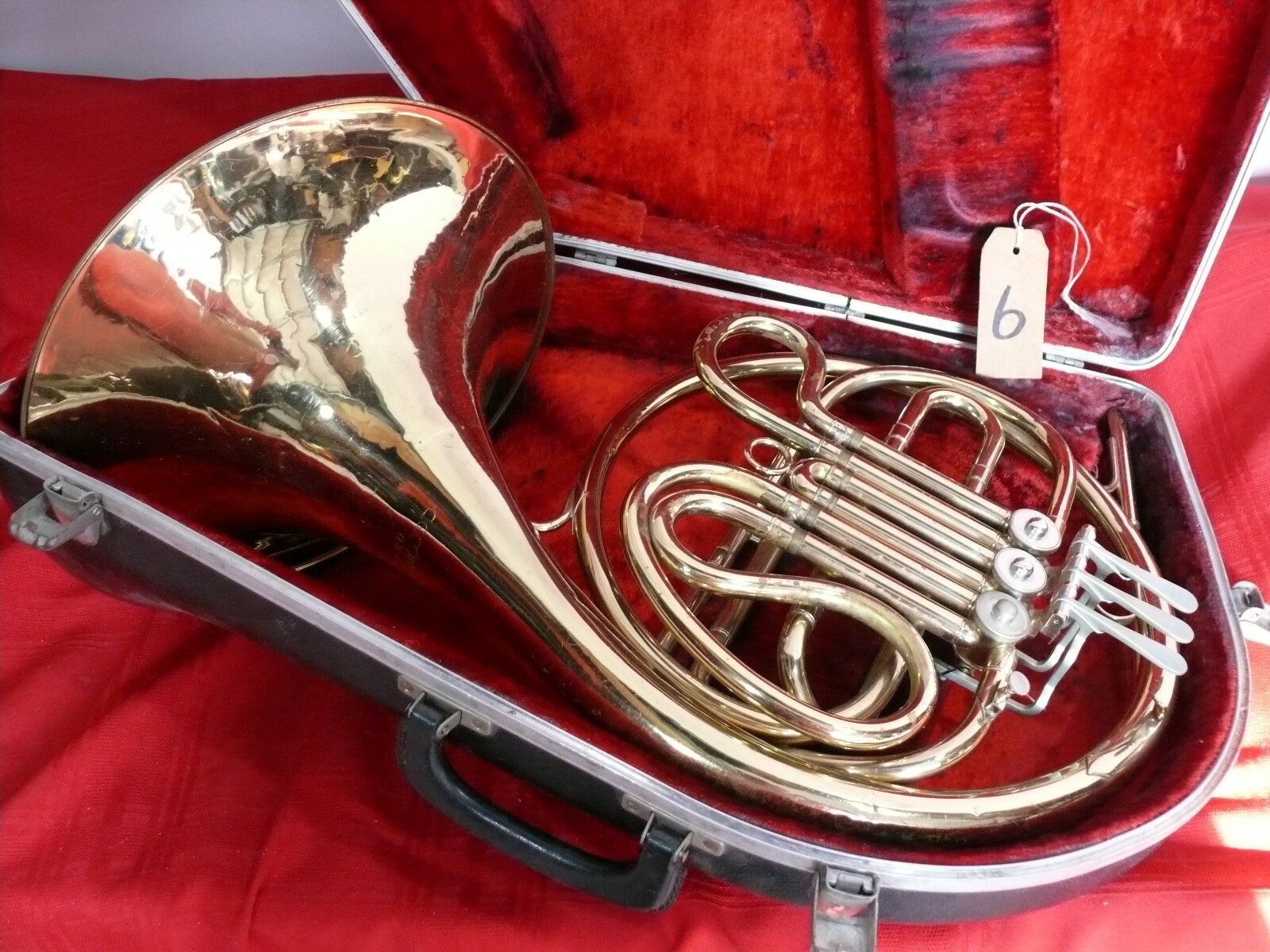 CG Conn single French Horn with case. Missing mouthpiece. (#6) | eBay