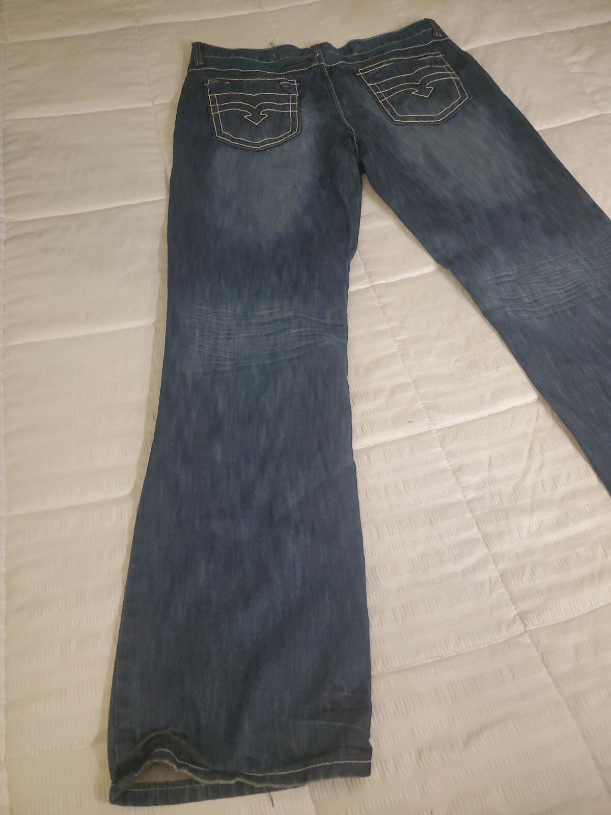 Helix Regular Fit Straight Leg Denim Mens Jeans 36x34 - Gem