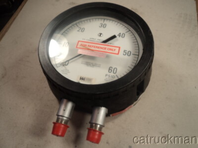 Weiss Differential Pressure Gauge 4"Dial w/ 0-60 psi Scale | eBay