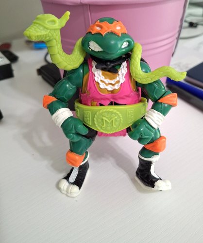 1991 Shell Slammin Mike, Teenage Mutant Ninja Turtles Wrestler COMPLETE ...
