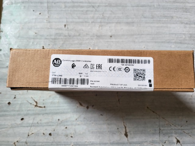 Allen-Bradley 1756-l84e /b ControlLogix Logix5580 Processor 20mb for ...