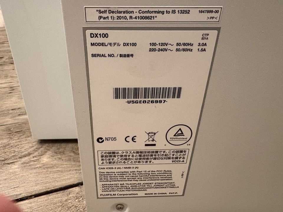 FUJIFILM DX100 Smartlab Frontier-S Inkjet Printer | eBay