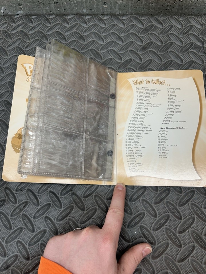 Pokémon Action Flipz Sticker Album 1999 | eBay