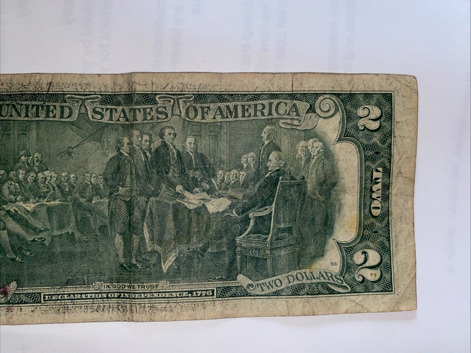 1976 $2 (two dollar) bill “L”series circulated, rare | eBay