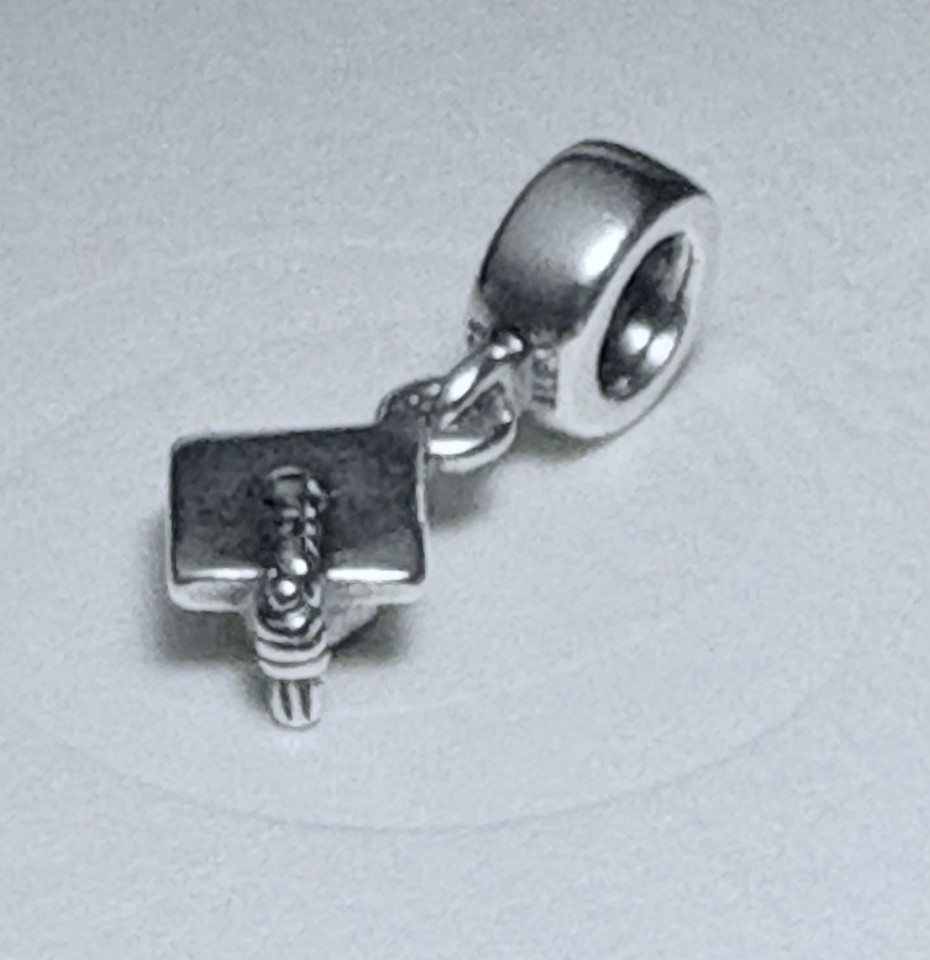 PANDORA GRADUATION Hat/Cap S925 Sterling Silver ALE Dangle Charm/Bead ...