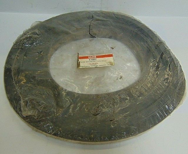 ULINE S-6807 Magnetic Tape Roll 1/2" Ft Magnet Strip Ship for sale ...