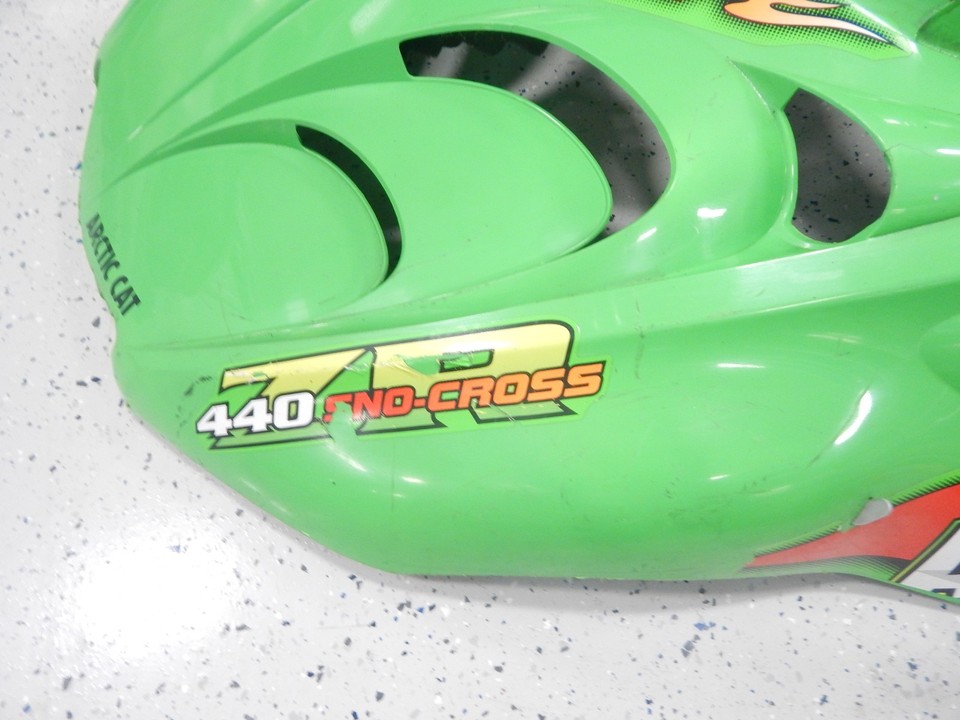 Arctic Cat Snowmobile 2001 ZR 440 Sno Pro Green Hood - 1718-011 | eBay