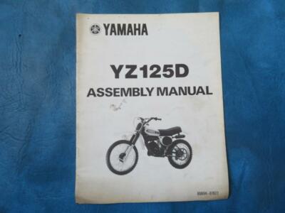 Yamaha Motorcycle YZ125D Assembly Manual DB145 | eBay