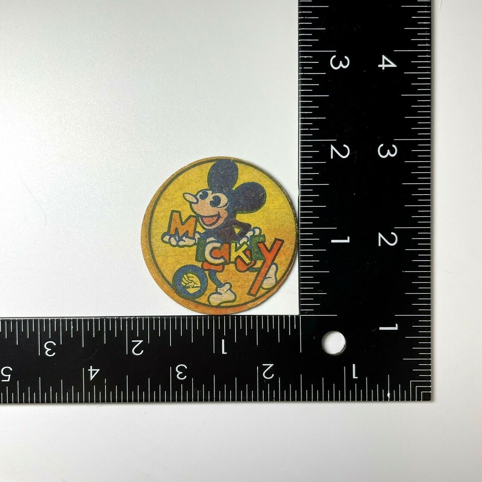Popeye Mickey Mouse Betty Boop Vintage rare menko round cards 3 japan ...