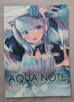 AQUA NOTE Minato Aqua Hololive Fanbook by Kurumi Noto | eBay