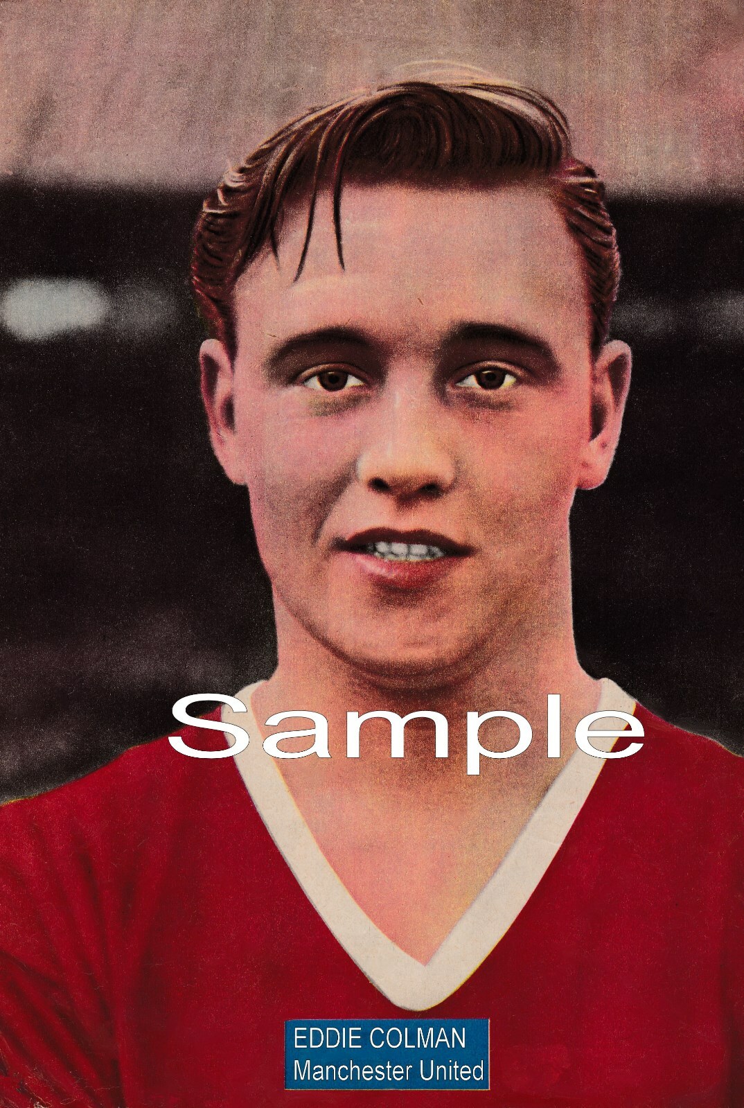 Eddie Coleman - Manchester United 6x4 image re print | eBay UK