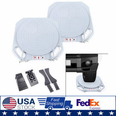 5 Ton Wheel Alignment Turn Plates Car Truck Front End Wheel Tool ...