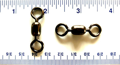 100 GT Super Strong Black Nickel Crane Swivels Size 5/0 - 309# Test | eBay