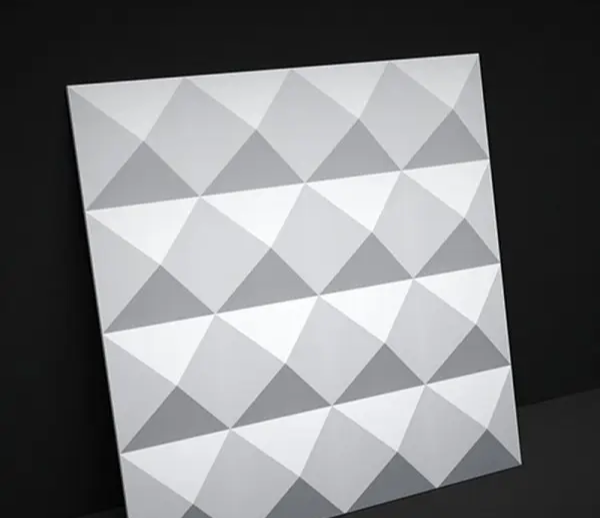 2pcs Panels Wall ABS Stone Art Plastic Mold Decor 3D Plaster Tile Form ...