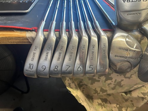 SQUARE TWO POWER CAVITY LPGA Irons 4 -10- 2 DRIVERS -3W-7W ALL GOOD ...