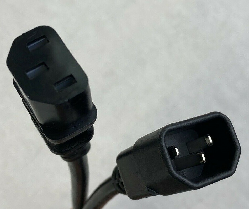 Well Shin 3ft power cord C13-C14 16AWG 13A 250V WS-002F to E115330 lot ...