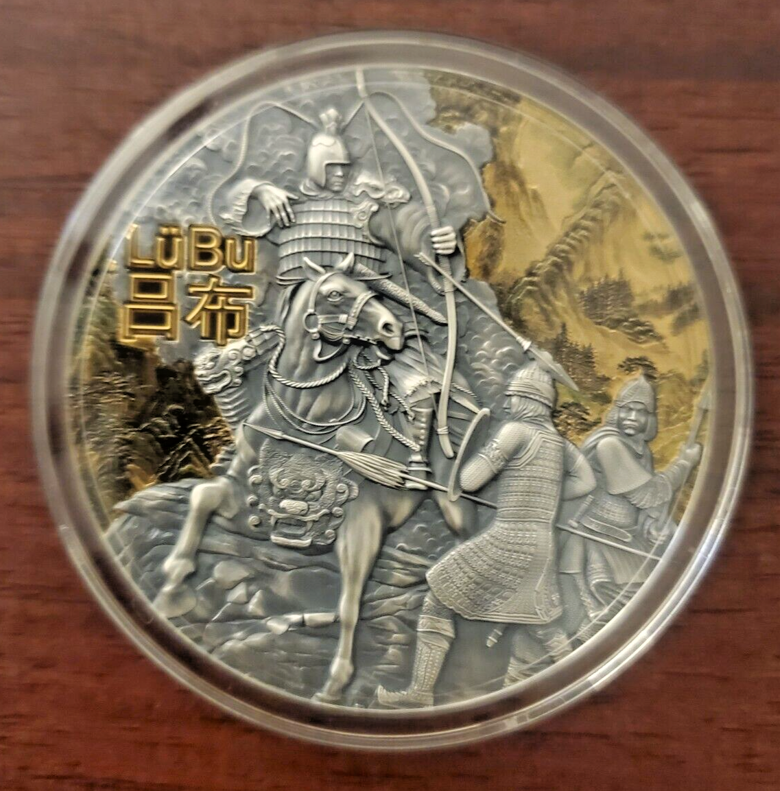 2019 Niue $5 Warriors Of Ancient China - Lu Bu 3 oz silver coin | eBay