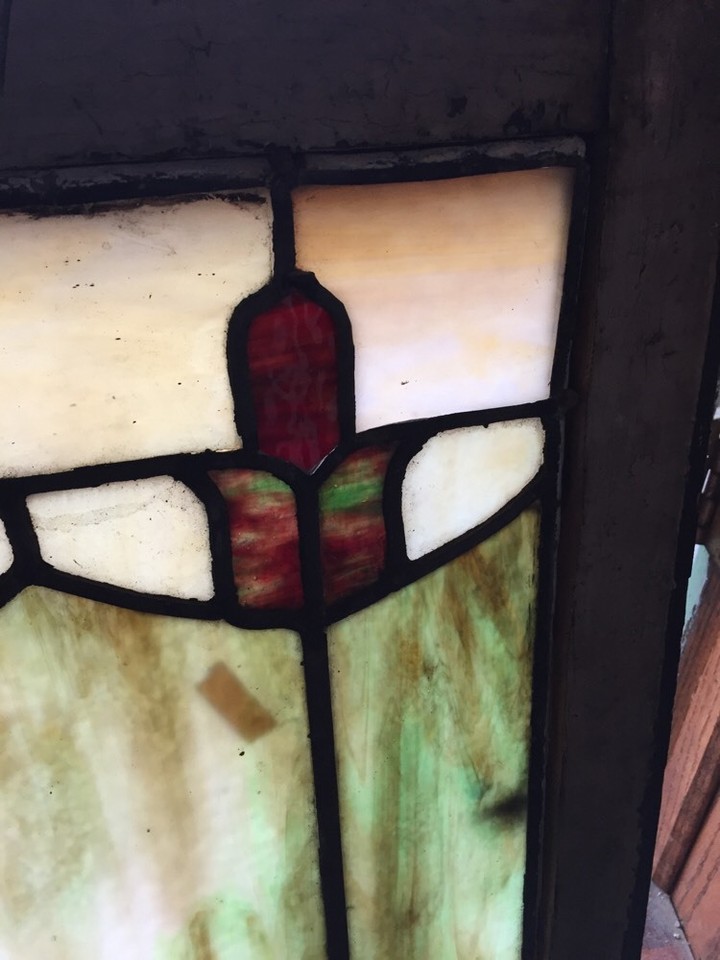 Sg 404 Arts And Crafts Antique Stainglass Window | eBay