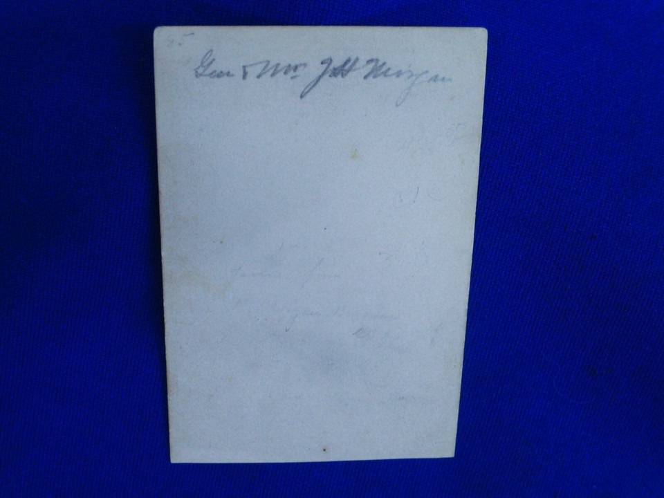 An Early CDV of Confederate General John Hunt Morgan & His Wife | eBay