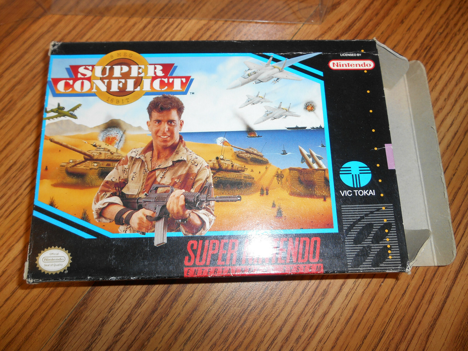 Super Conflict (Super Nintendo Entertainment System, 1993) BOX ONLY ...