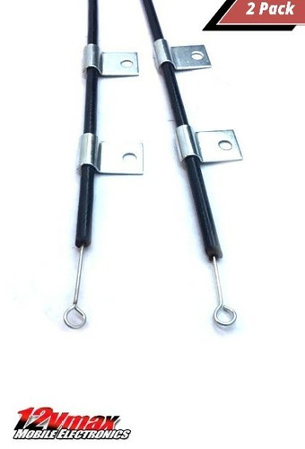 2 Pc Universal Door Cable Rod Kit for Aftermarket Door Lock on Cable ...