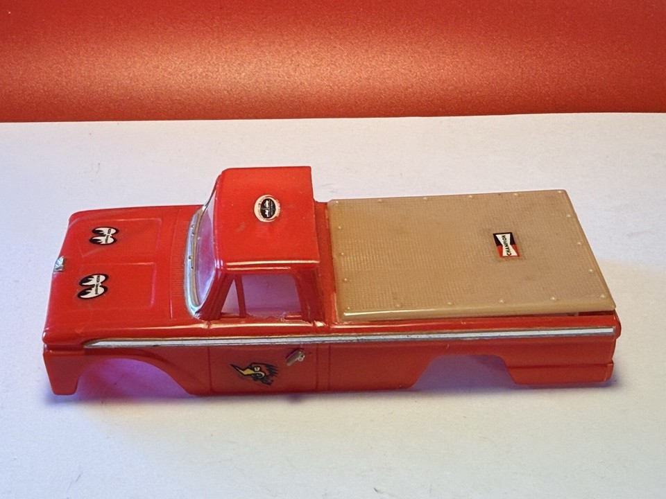 Vintage 1960's Ideal MOTORIFIC Racerific 1964 Ford PICK UP TRUCK Red ...