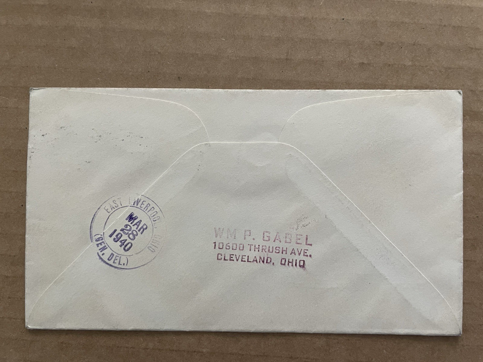 Vintage First Day Cover 1940 PRESIDENT John Tyler Greenway VA #125 | eBay
