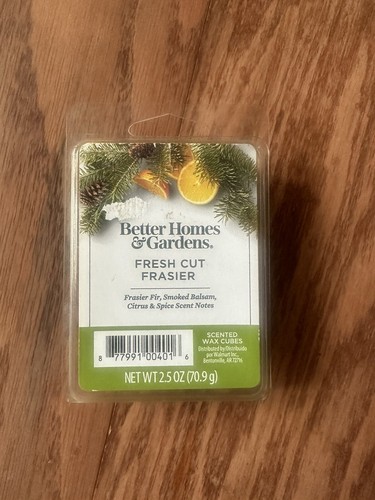 BETTER HOMES & GARDENS Wax Melts”Fresh Cut Fraiser”Fir,Balsam,Citrus Sp ...