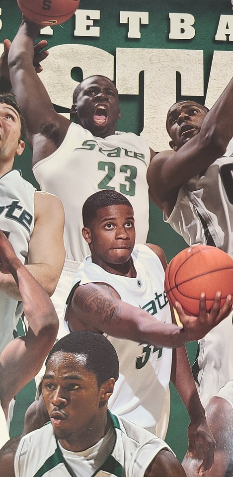2008-2009 Michigan State Spartans Basketball Poster Schedule Draymond ...
