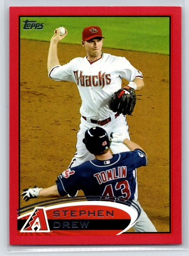 2012 Topps Target Red #248 Stephen Drew Arizona Diamondbacks Baseball ...