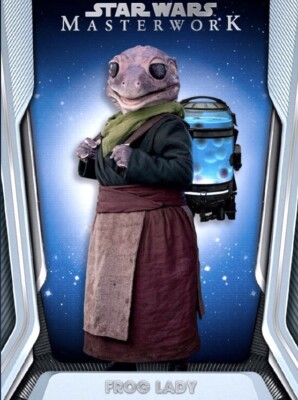 [DIGITAL CARD] Topps Star Wars - Frog Lady - Masterwork 22 W2 Blue | eBay
