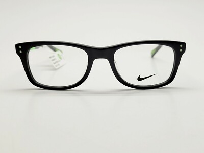 1 Unit New Nike 5538G Black-Flash Lime Eyeglasses Frames 46-17-130 #487 ...