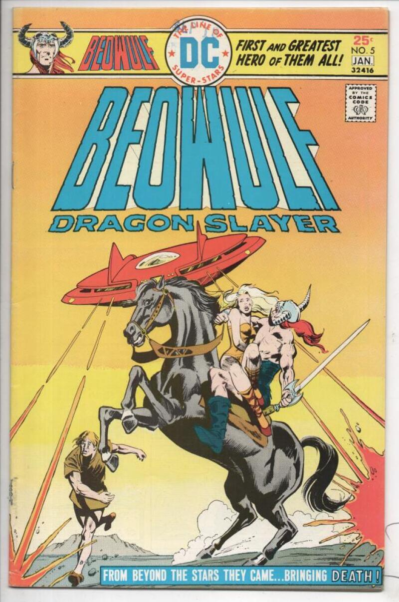BEOWULF Dragon Slayer #5, VF/NM, Star Chariots, 1975 1976, more DC in ...