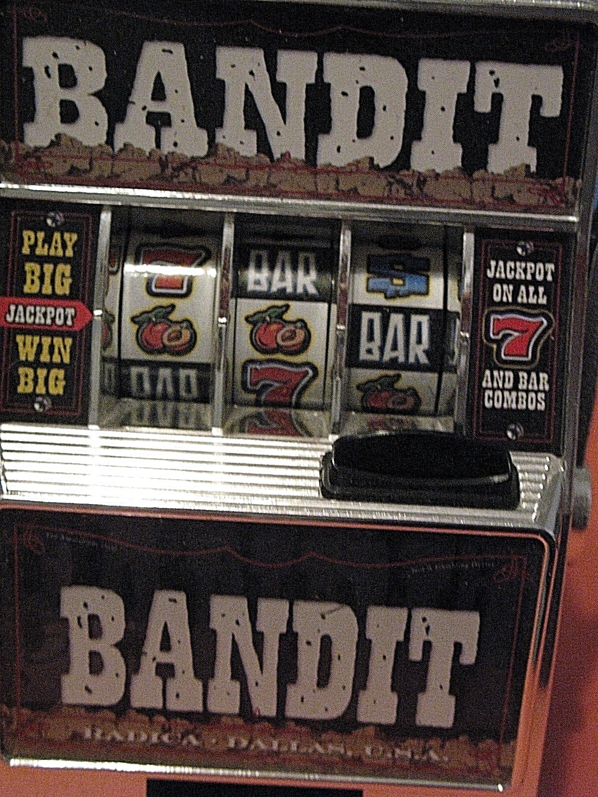Radica BANDIT Slot Machine Coin Bank circa 2004 - Model 220 | eBay