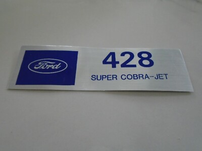 Reproduction Ford 428 Super Cobra-Jet Valve Cover Decal | eBay