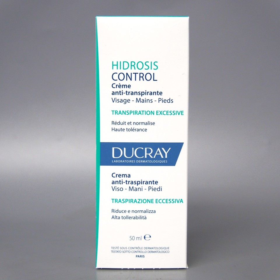 2 PACK - Ducray Hidrosis Control Cream/ Creme Anti-Perspirant 50ml EXP ...