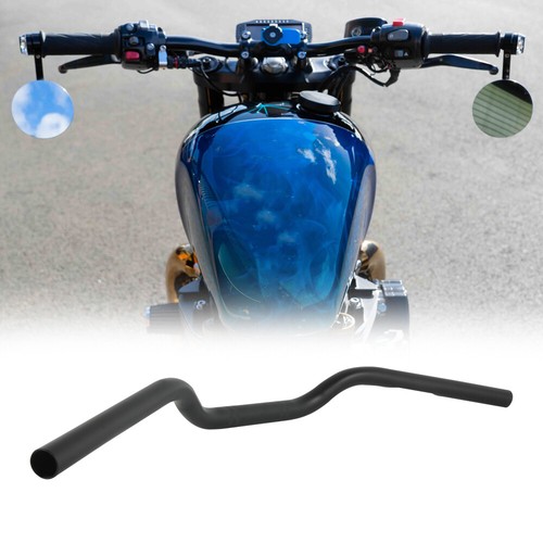 7/8" Retro Motorcycle Tracker Handlebars Drag Bars For Triumph ...
