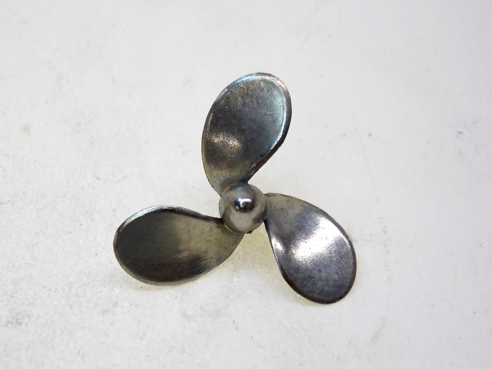 Left hand Propeller 30mm 3 blade 3x.5mm thread Model Marine Steam Boat ...