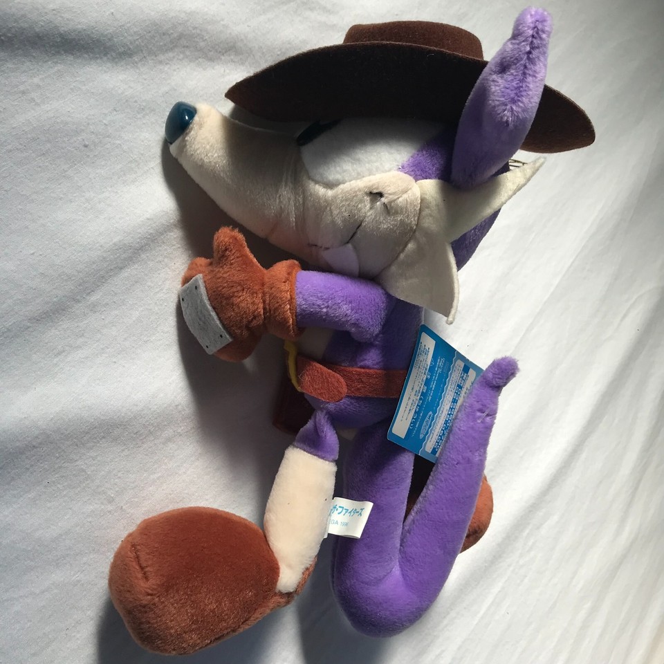 1997 Sonic The Fighters Fang the Sniper Plush doll SEGA Sonic the ...