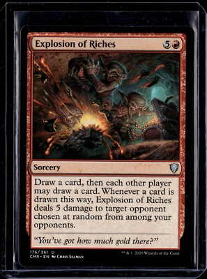 Explosion Of Riches - 123 - CMR - NM - MTG Magic the Gathering | eBay