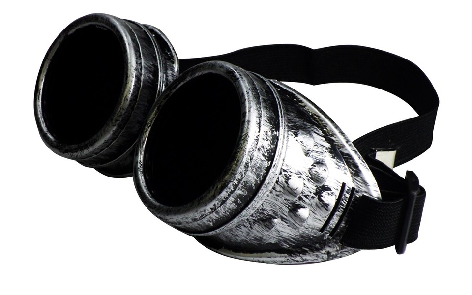Cyber Goggles Steampunk Welding Goth Cosplay Vintage Goggles - Rustic ...